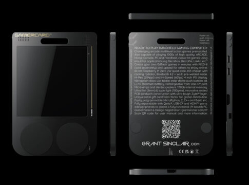 Sinclair ailesinden yeni nesil taşınabilir konsol, Gamercard tanıtıldı ...